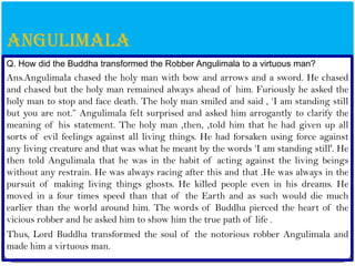 Angulimala by ondaatje | PPTX