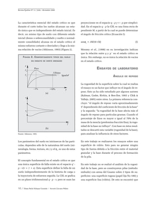 Angulo de friccion interno vs angulo de reposo de un material | PDF