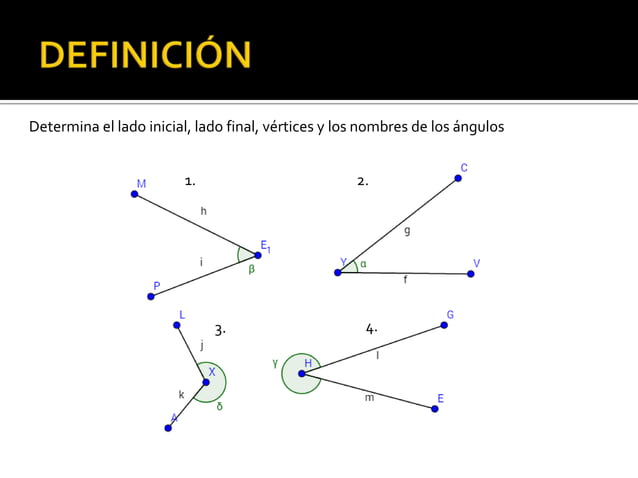 Ángulos, Sistemas angulares (Grados, Radianes y Gradianes), Sistema ...