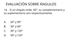 Explicación de ángulos para niños de grados pequeños | PPTX
