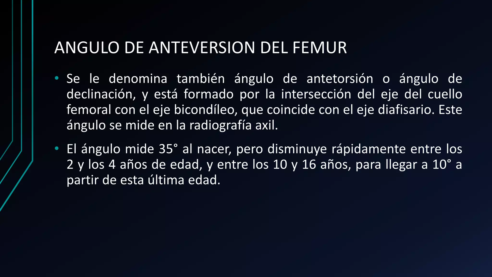Angulos en traumatologia | PPTX