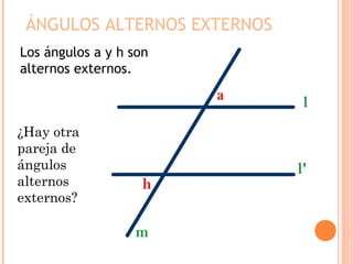Angulos entre dos_paralelas_y_una_secante | PPT