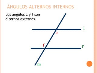 Angulos entre dos_paralelas_y_una_secante | PPT