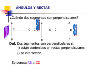 Angulos y rectas | PPT