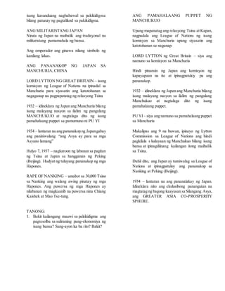 World War I - Hand-out # 1 | PDF