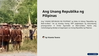 Ang Unang Republika ng Pilipinas_Araling Panlipunan 6.pptx