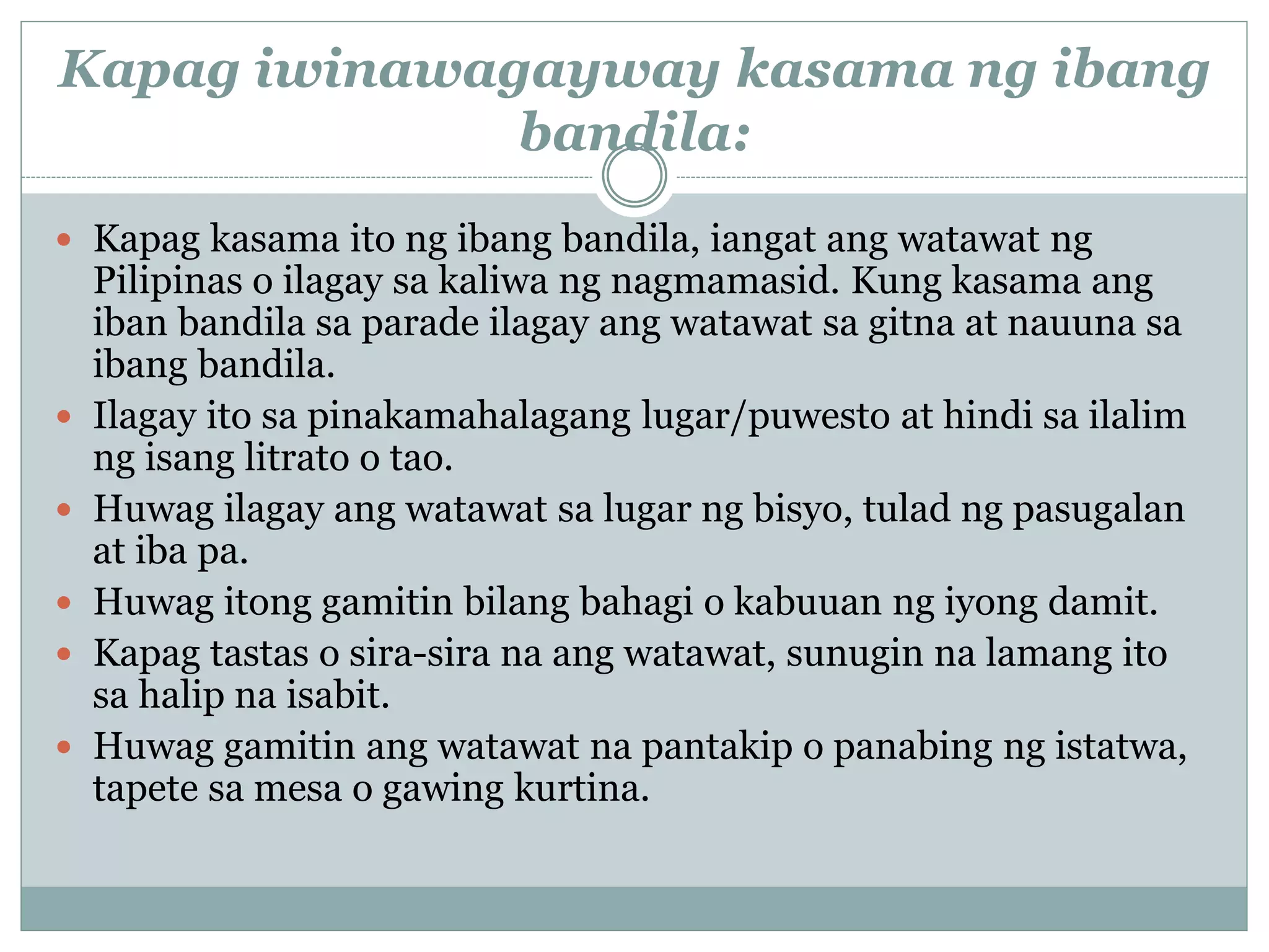 Ang watawat ng pilipinas | PPTX