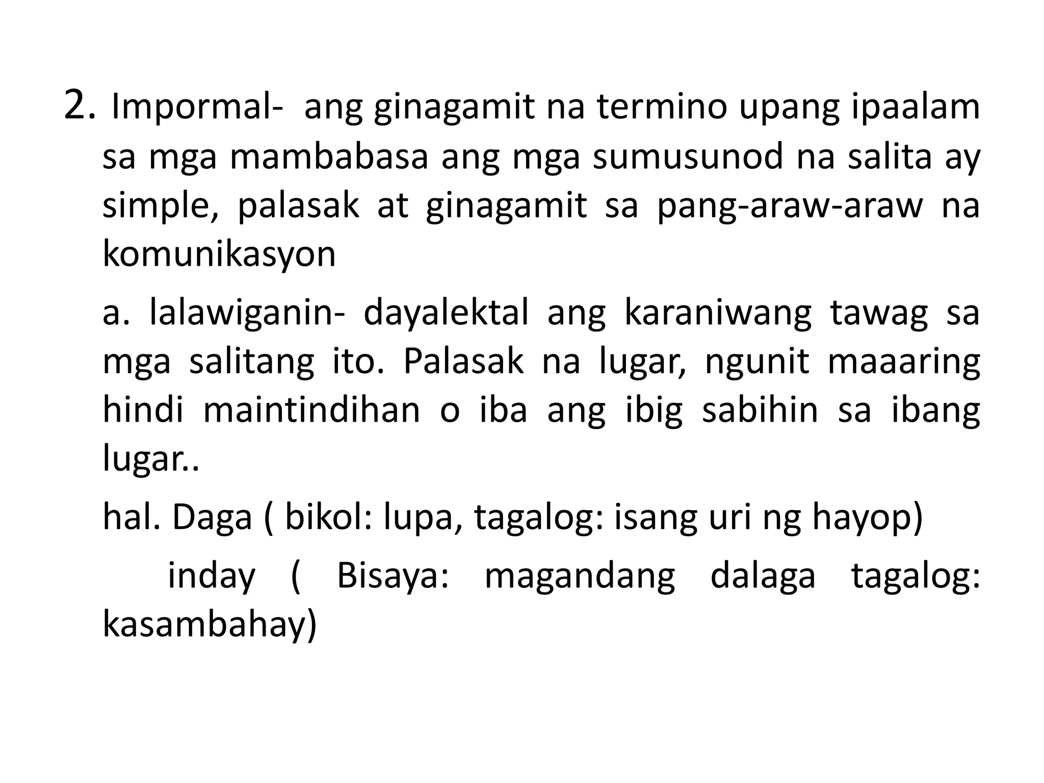 Ang wika at ang pakikipagtalastasan | PPTX