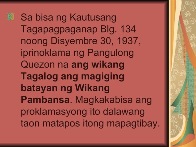 Ang wika at wikang filipinomp | PPT