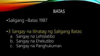 Ang wikang filipino sa politika at batas | PPTX