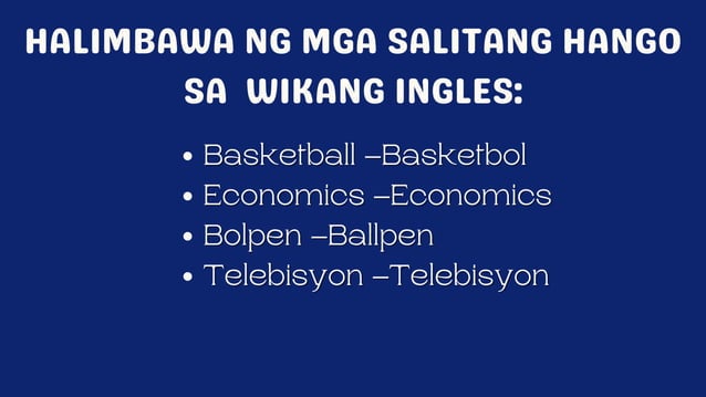 ANG WIKA SA IBA'T IBANG PANAHON | PDF