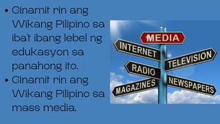 ANG WIKA SA IBA'T IBANG PANAHON | PDF