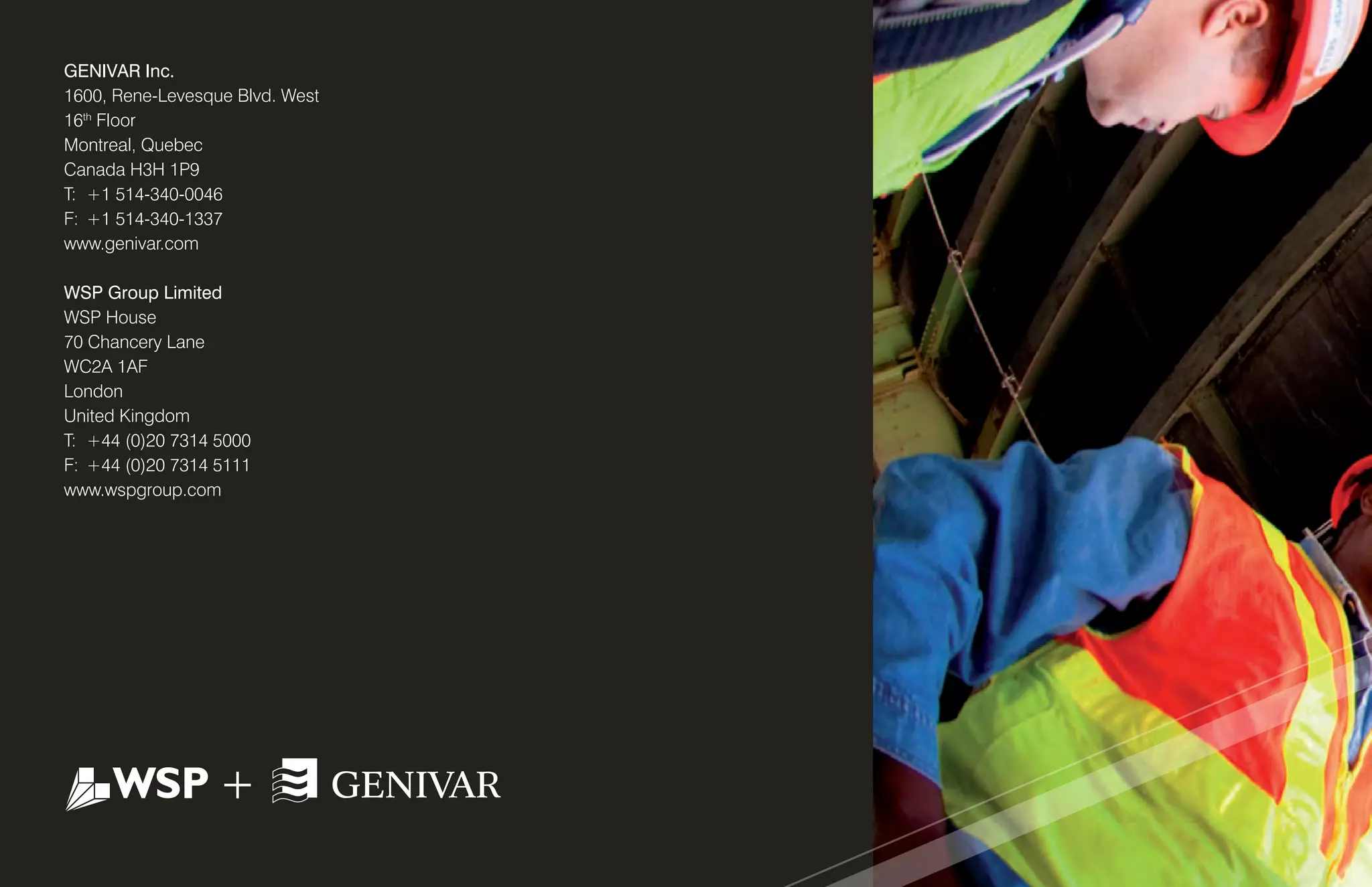 WSP & GENIVAR - STRONGER TOGETHER | PDF