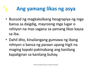 Ang yamang likas ng Asya | PPTX