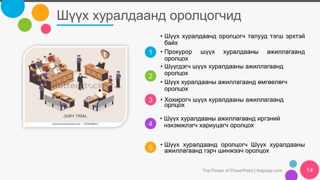 Эрүүгийн хэргийн анхан шатны шүүхийн ажиллагаа