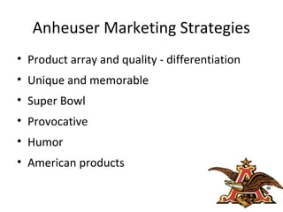 Anheuser finaldraft | PPT