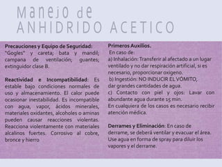 Anhidrido acetico (1) | PPT