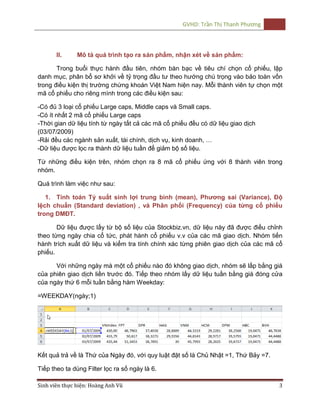 Tiểu luận mô hình tài chính | PDF