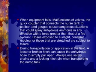 Anhydrous ammonia safety | PPT