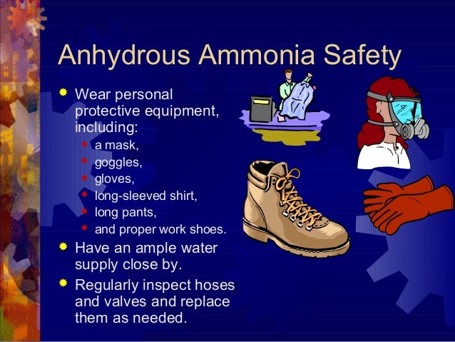 Anhydrous ammonia safety
