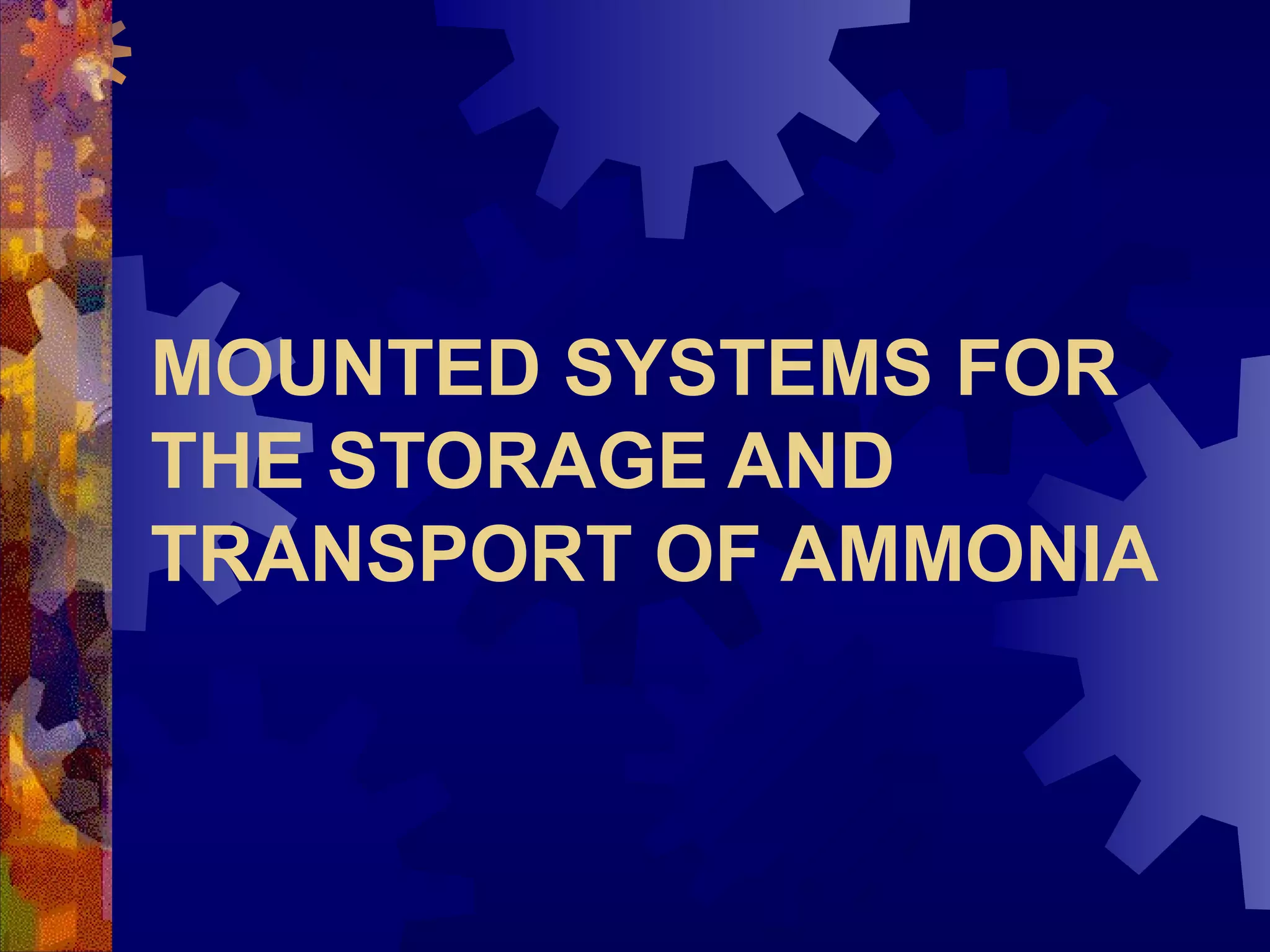 Anhydrous ammonia storage and handling | PPT