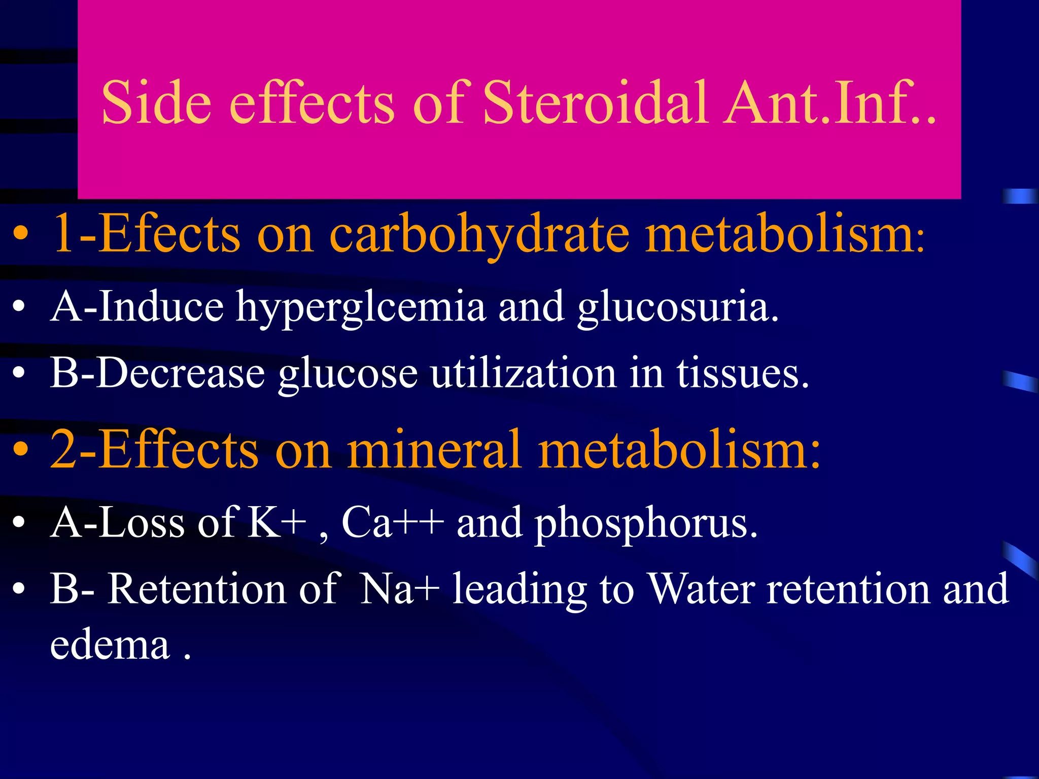 Advantage and Disadvantages of Anti-Inflammatory Drugs In Farm & pet ...