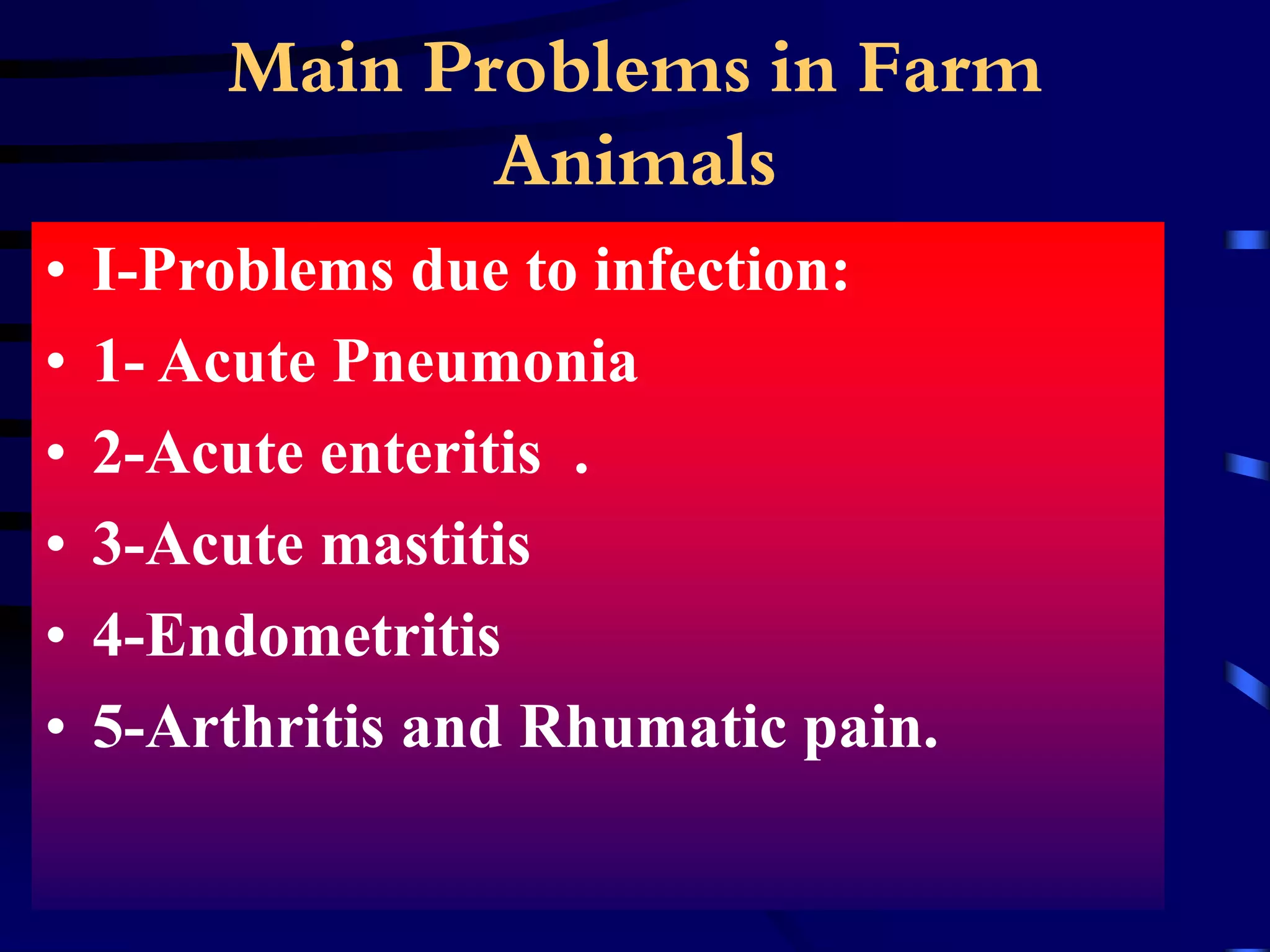 Advantage and Disadvantages of Anti-Inflammatory Drugs In Farm & pet ...