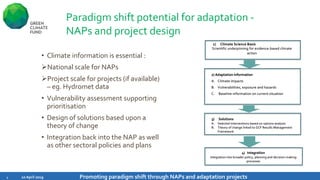 4.4b Adaptation projects and NAPs | PPT