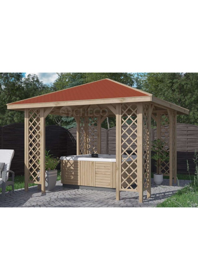 Ania 7x7 wooden gazebo - Ania 7x7 wooden gazebo | PDF