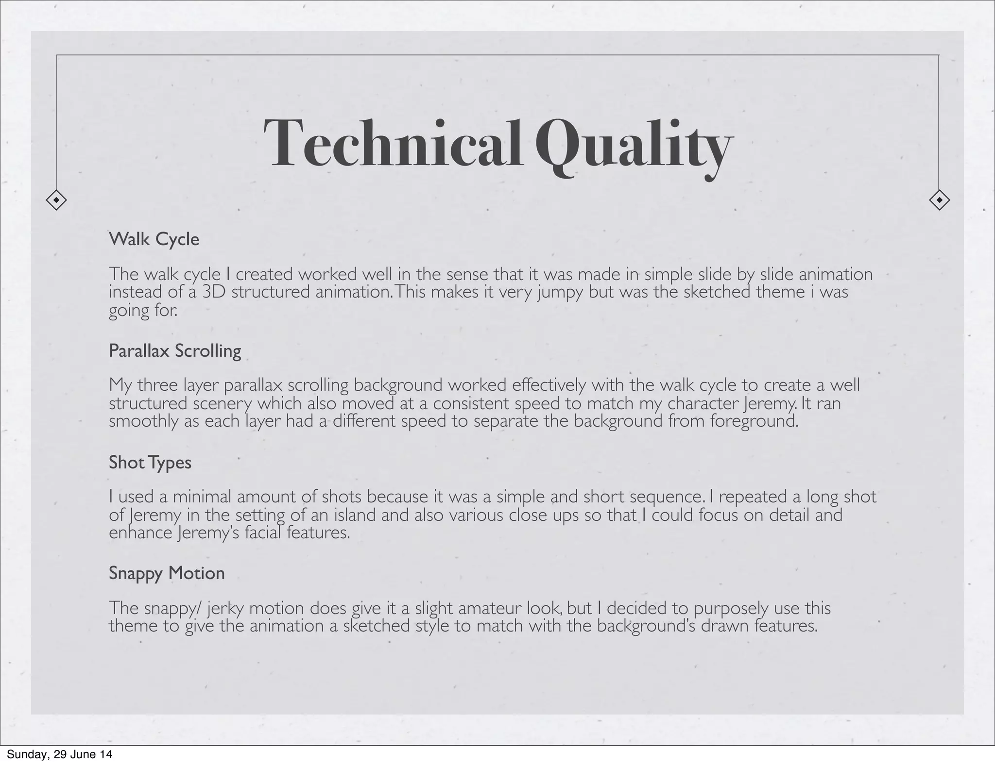 Animation evaluation | PPT