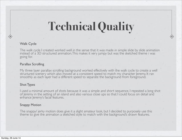 Animation evaluation | PPT