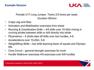 Coaching the development athlete for jumps | PDF