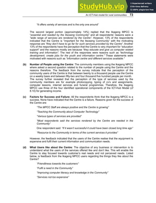 An ICT-Hub Model For Rural Communities | PDF