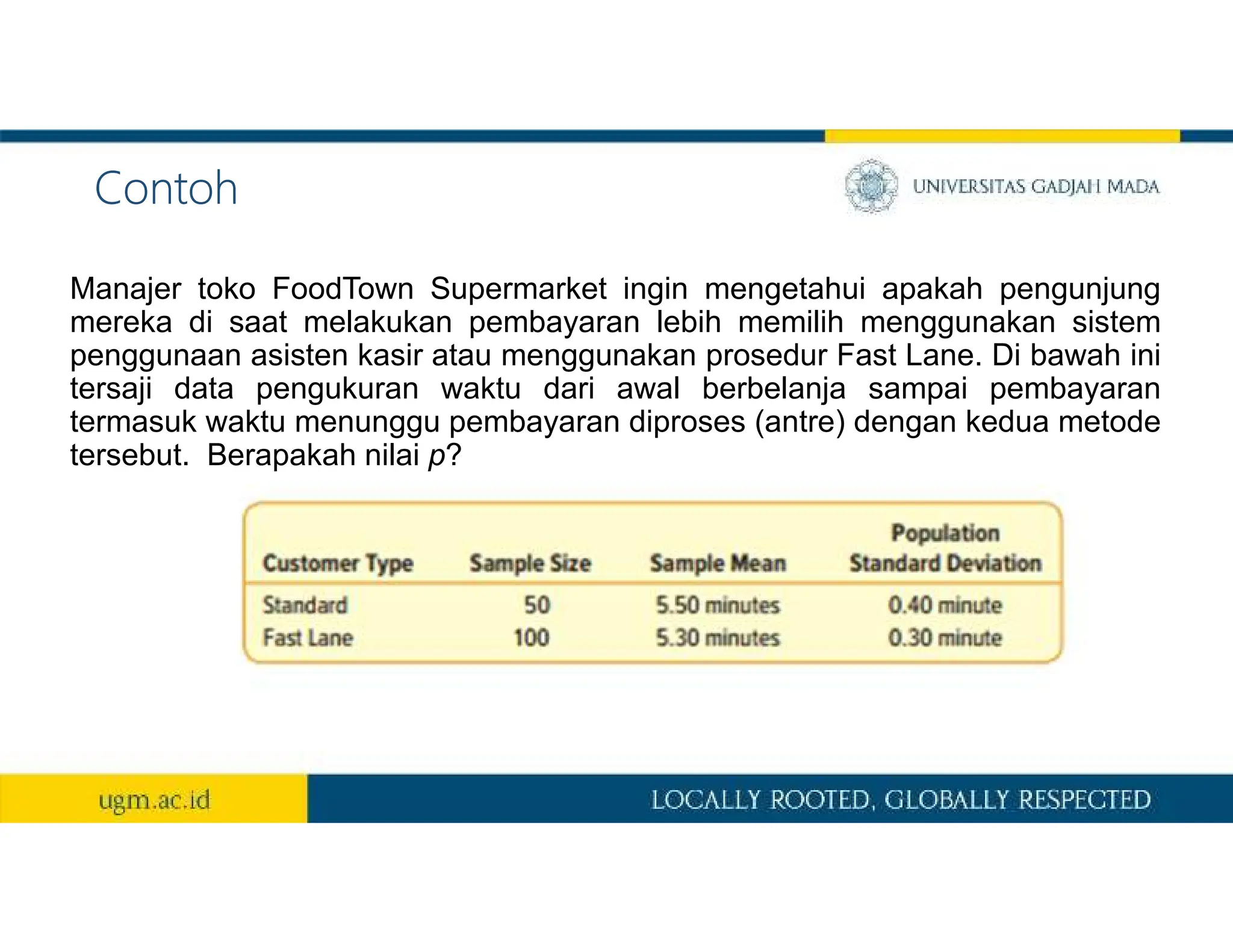 uji hipotesis dua sampel desain penelitian sosial | PDF