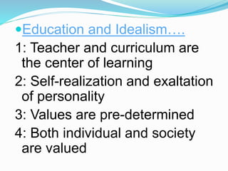 An ideal teacher in the light of idealism | PPTX