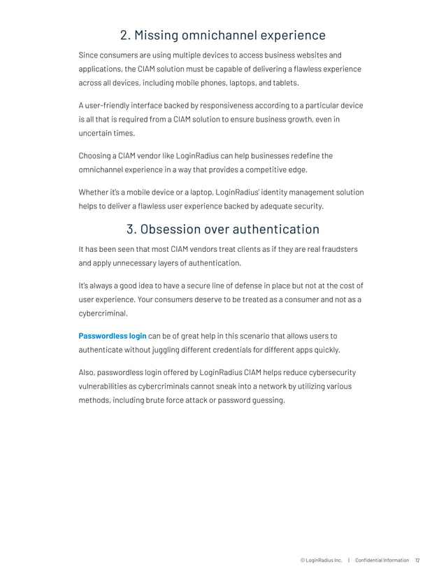 Strategizing CIAM in the Cloud: A Comprehensive Identity Checklist | PDF
