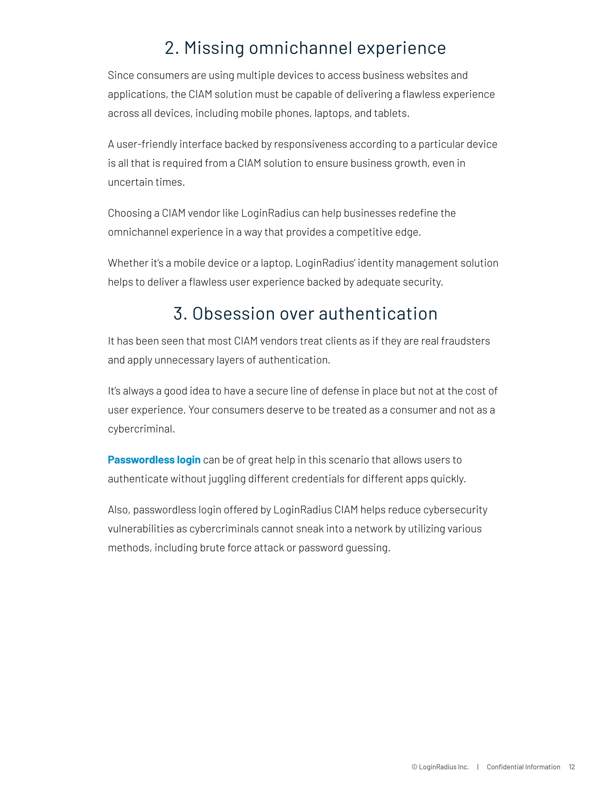 Building a Robust Cloud CIAM Framework: A Detailed Checklist | PDF
