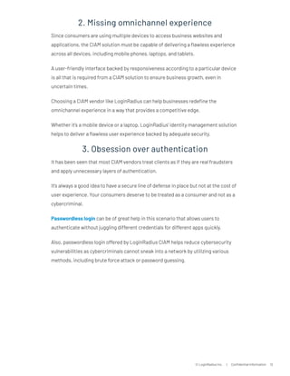 Building a Robust Cloud CIAM Framework: A Detailed Checklist | PDF