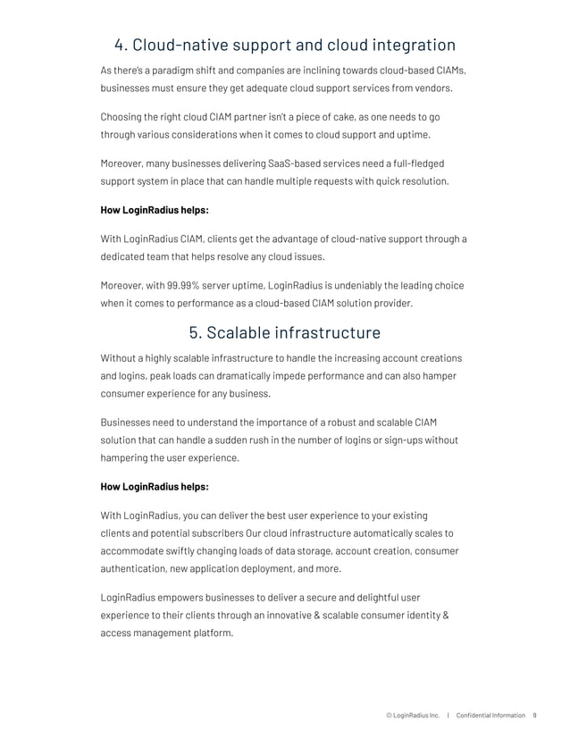 Building a Robust Cloud CIAM Framework: A Detailed Checklist | PDF