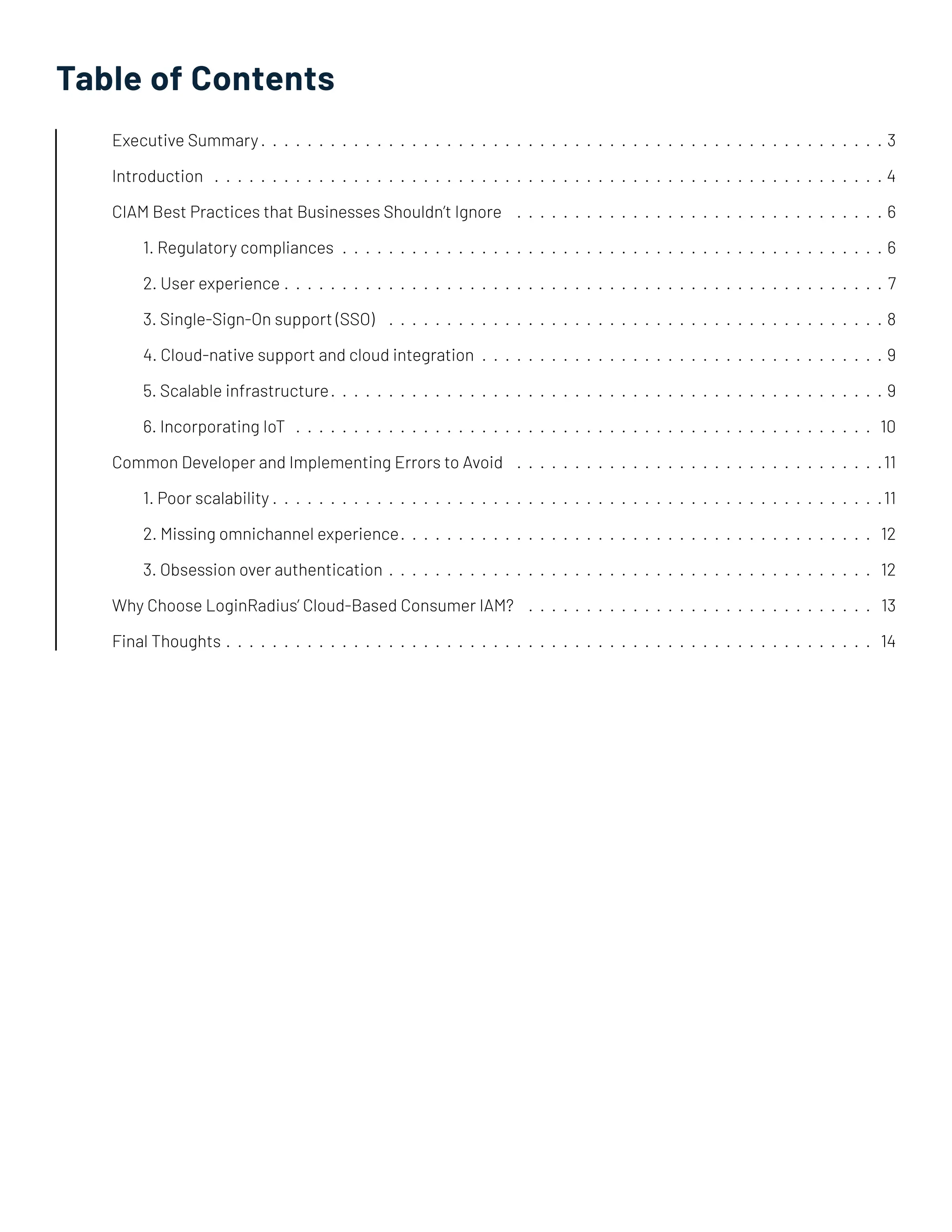 Cloud CIAM Strategy: An Essential Identity Checklist | PDF