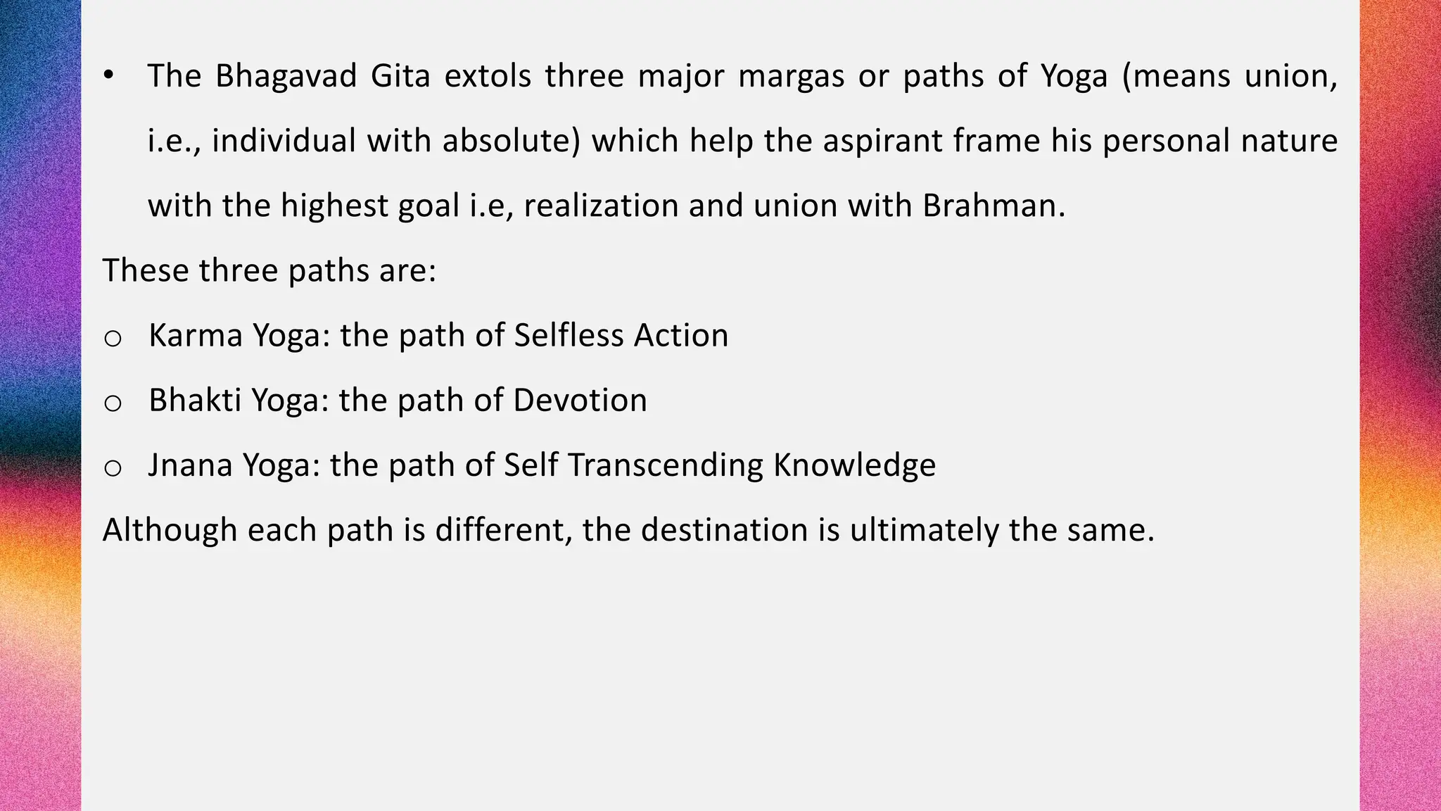 Educational implications of Bhagavad Gita | PPTX
