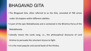 Educational implications of Bhagavad Gita | PPTX