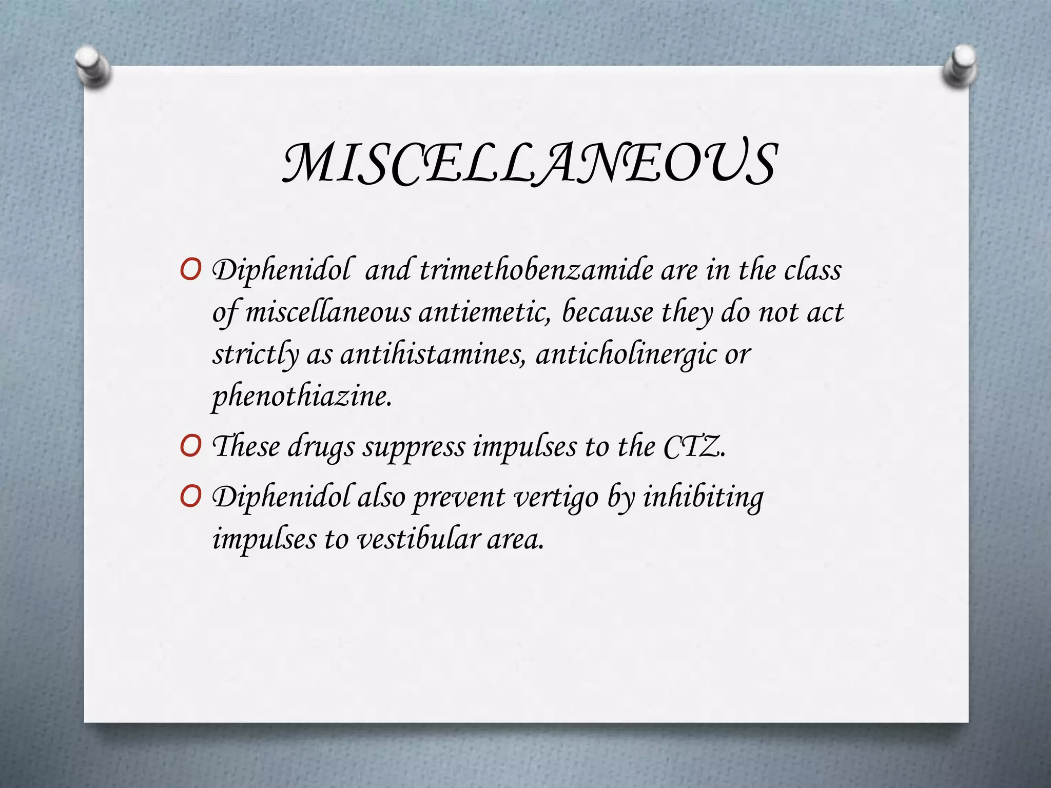 Aniemetics, Emetics, Purgatives Drugs | PPT