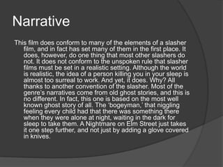 A nightmare on elm street | PPT