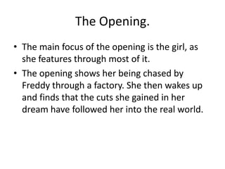 A Nightmare On Elm Street | PPTX | Horror | Genres