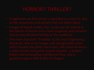 A nightmare on Elm Street Analysis | PPT