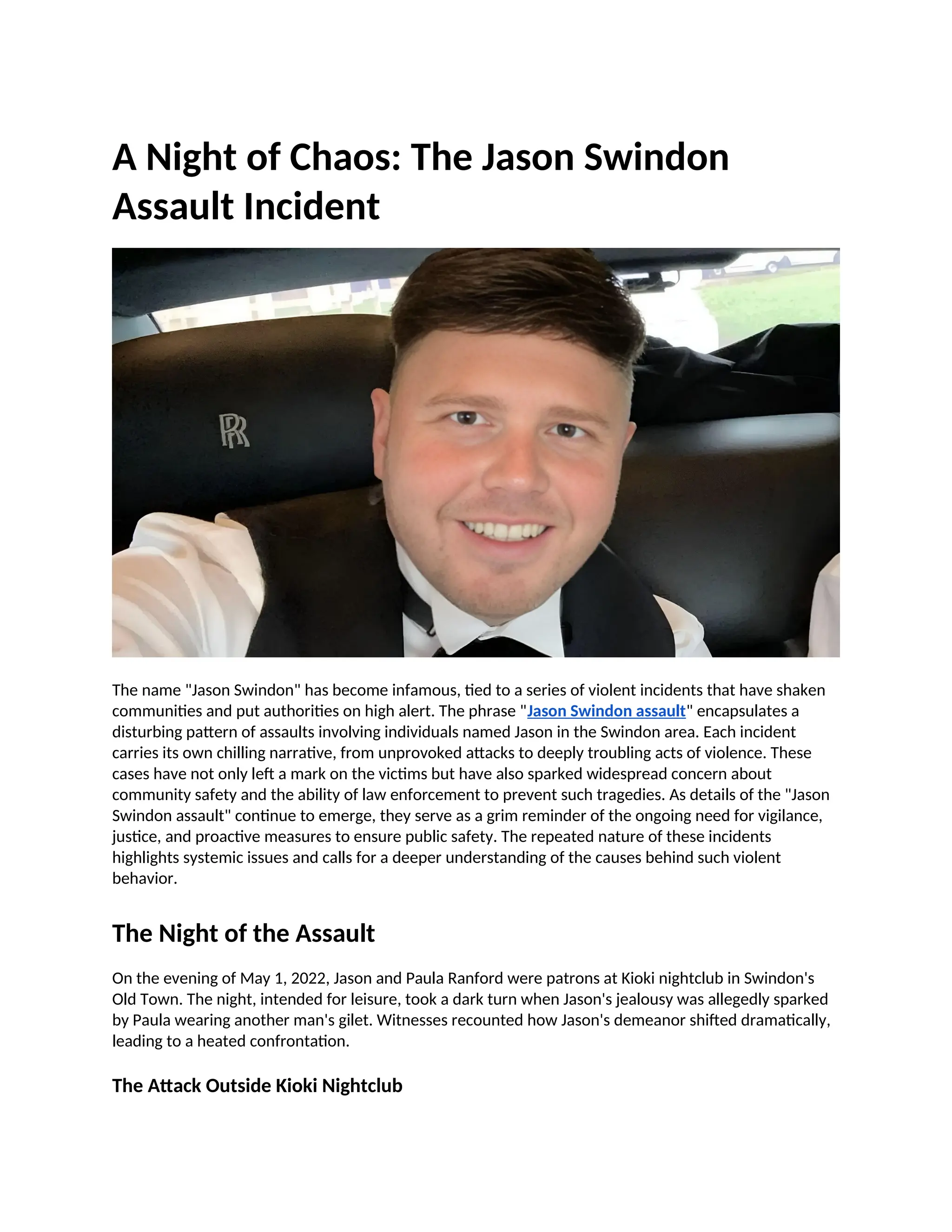 A Night of Chaos The Jason Swindon Assault Incident.docx