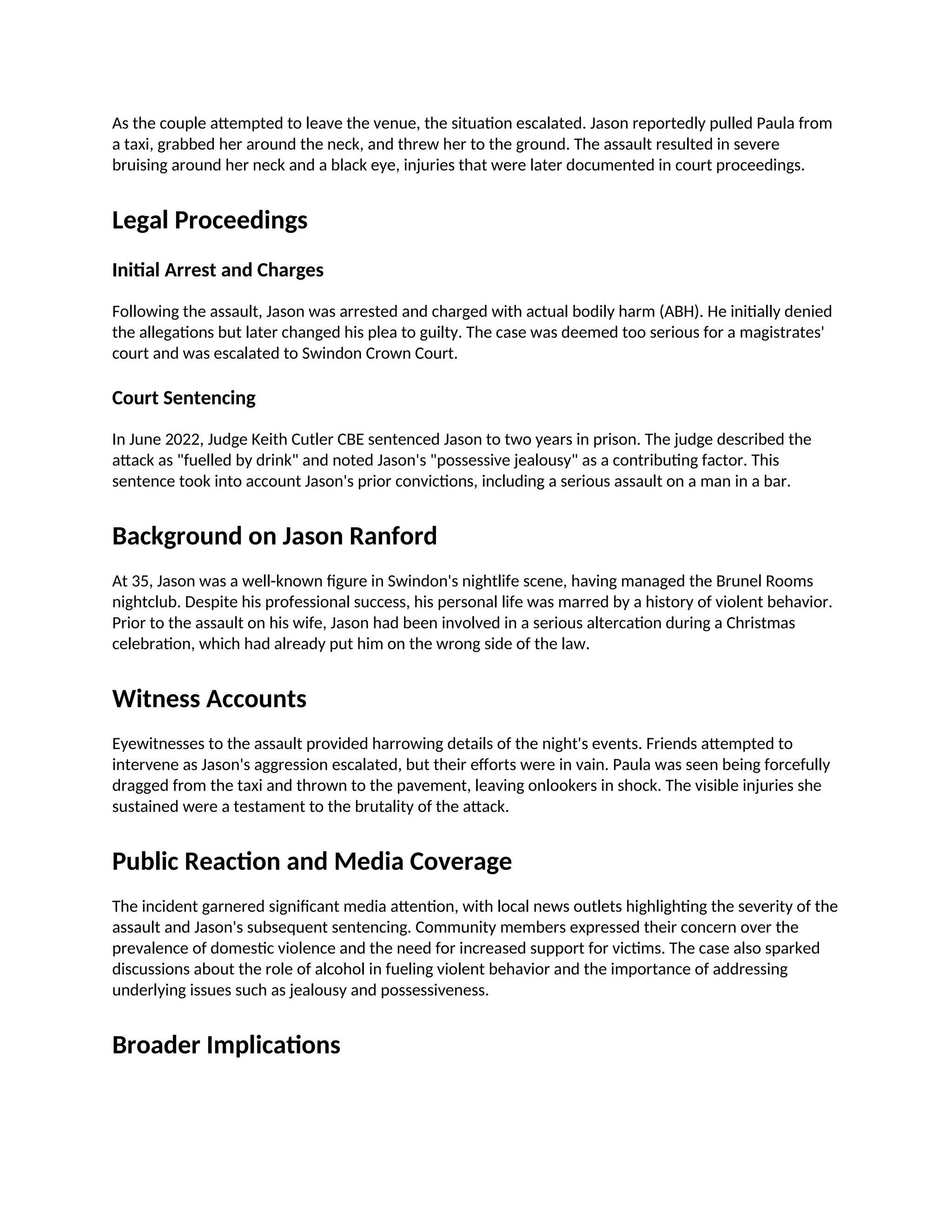 A Night of Chaos The Jason Swindon Assault Incident.docx