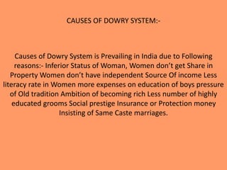 ANIKA BABED SEM 8 VAC OER ASSIGNMENT TOPIC DOWRY SYSTEM.pptx