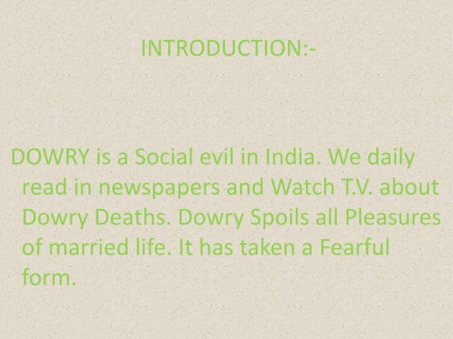 ANIKA BABED SEM 8 VAC OER ASSIGNMENT TOPIC DOWRY SYSTEM.pptx